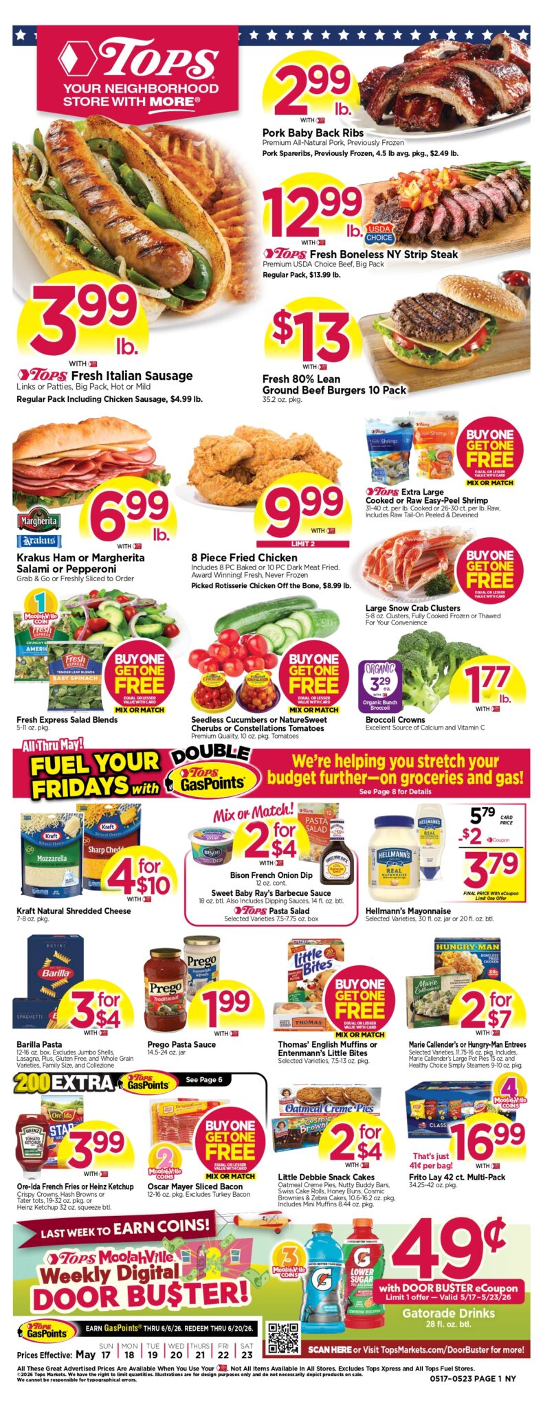 Tops Weekly Ad Preview May 17 - May 23, 2026